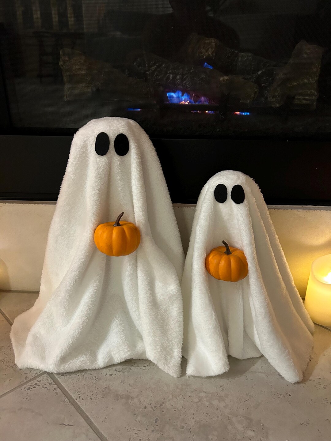 Halloween Sherpa Ghosts - Etsy
