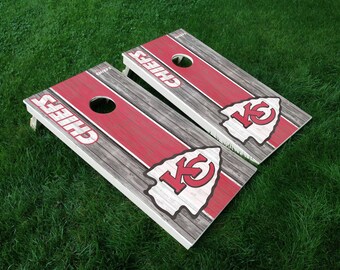 Chiefs cornhole | Etsy