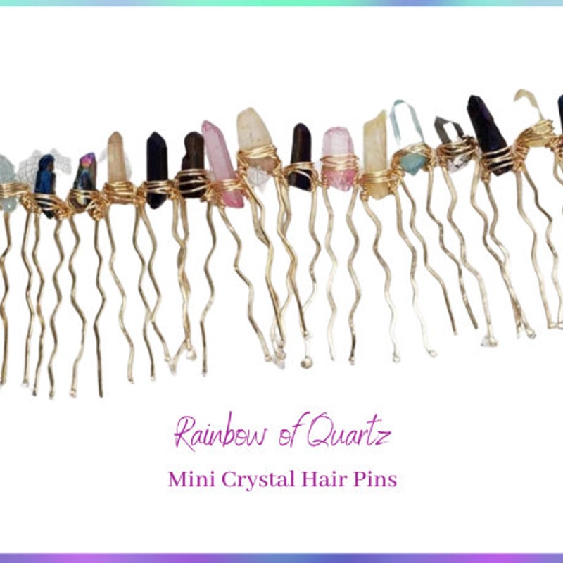 Quartz Hair Clip - Etsy