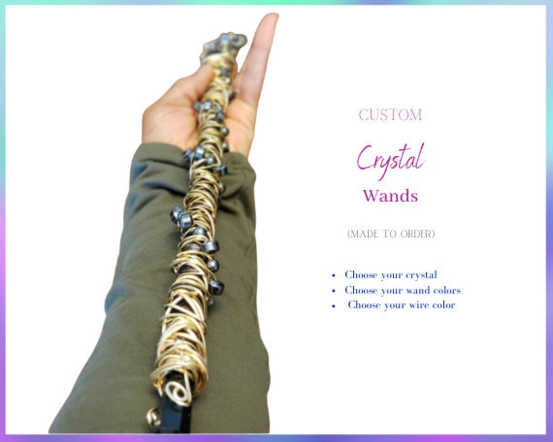Custom Wands CUSTOMIZABLE MADE to ORDER, Magick, Manifestation, Fairy ...