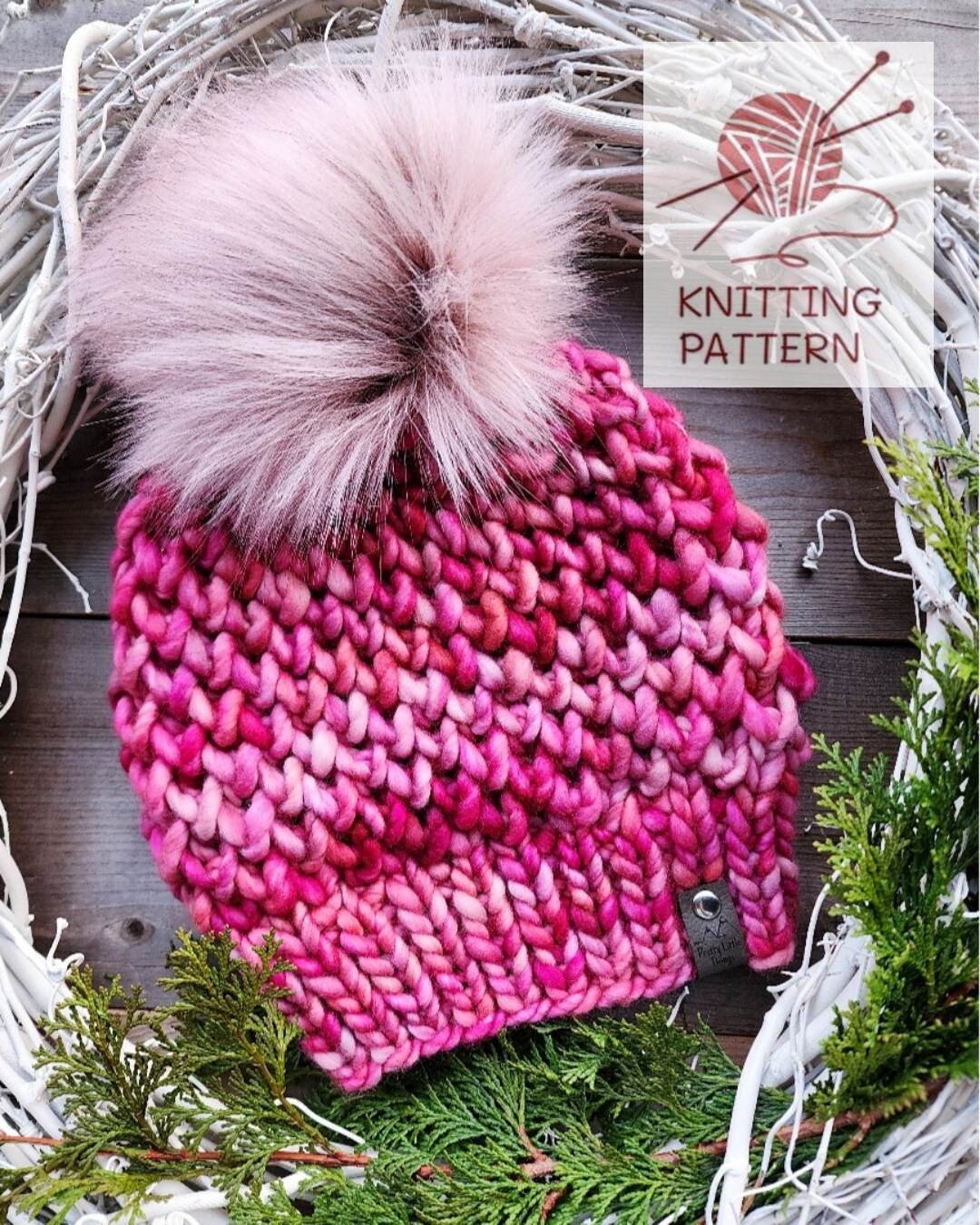 KNITTING PATTERN the Soulmate Beanie How to Make Instructions ...