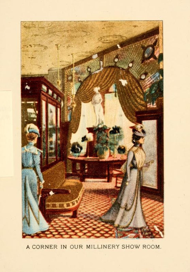 1899 Fine Millinery : Fall and Winter Styles for Ladies Catalog PDF ...