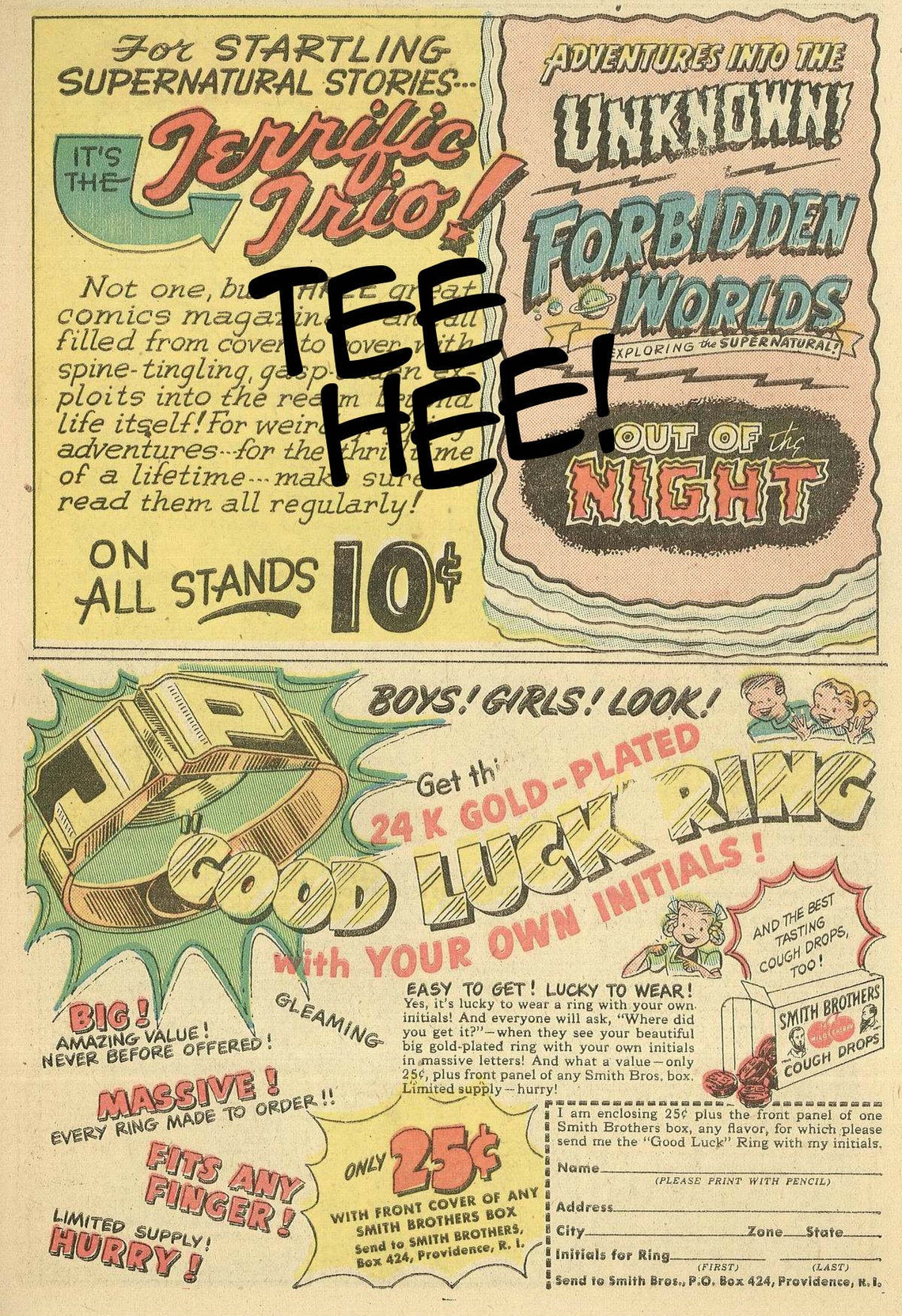 8 Vintage Comic Book Ads Public Domain Digital Download for Collage ...