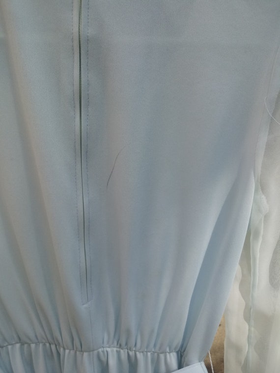 Vintage Bobby's Girl Sheer Powder Blue Day Dress Offi… - Gem