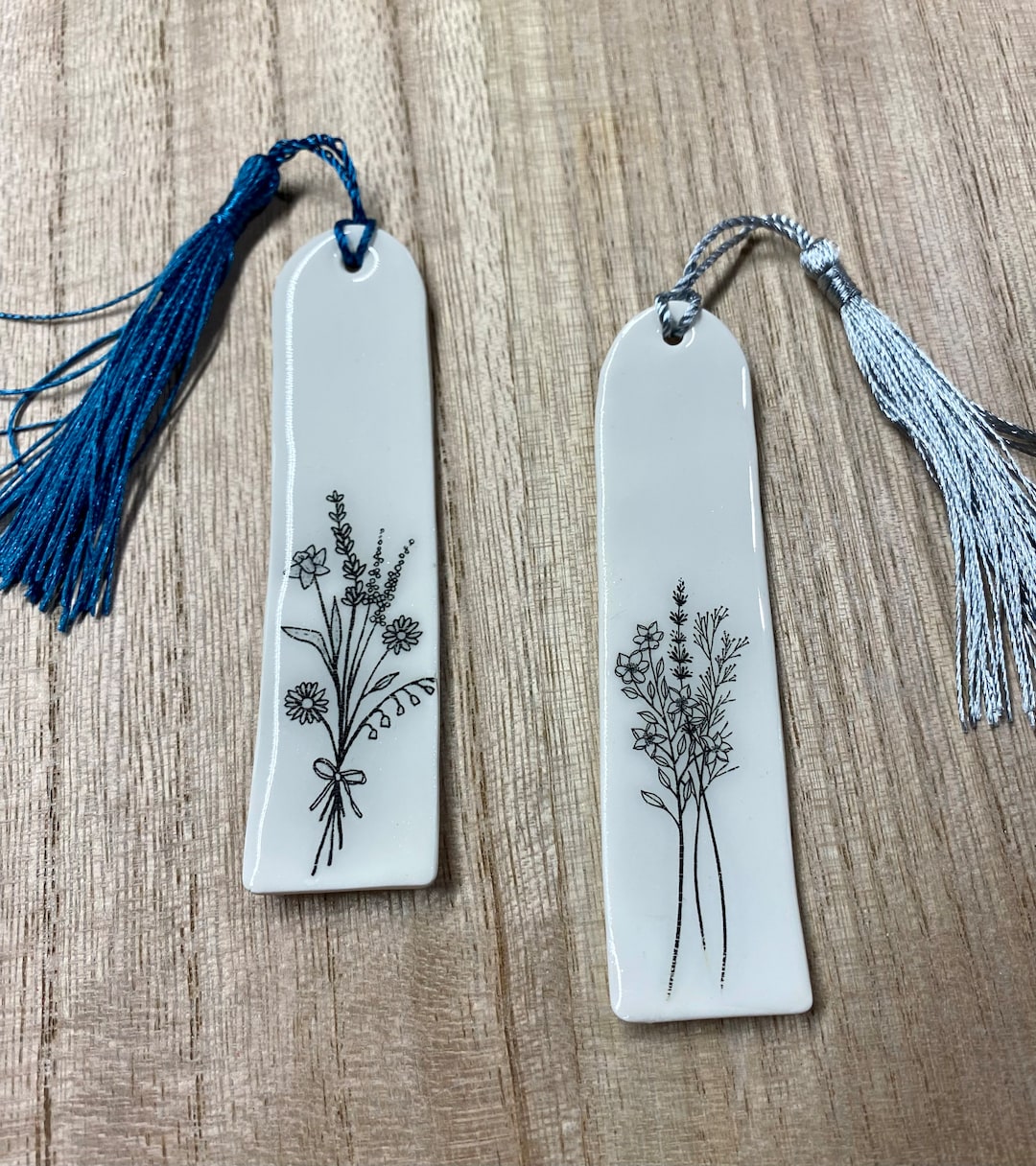 Wildflower Polymer Clay Bookmark - Etsy