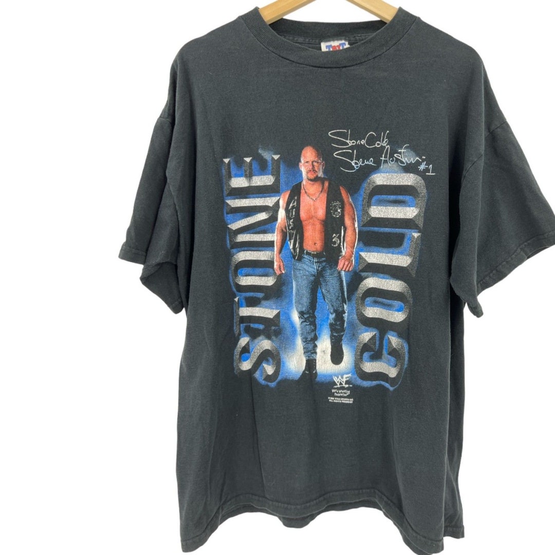 Vintage Stone Cold Steve Austin T-shirt XL Mens WWF Titan - Etsy