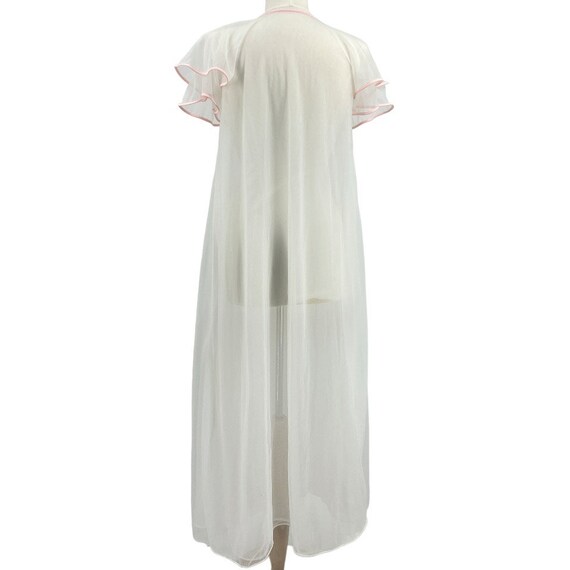 Vintage Sheer Nightgown VAL MODE 1950's Long Robe wit… - Gem