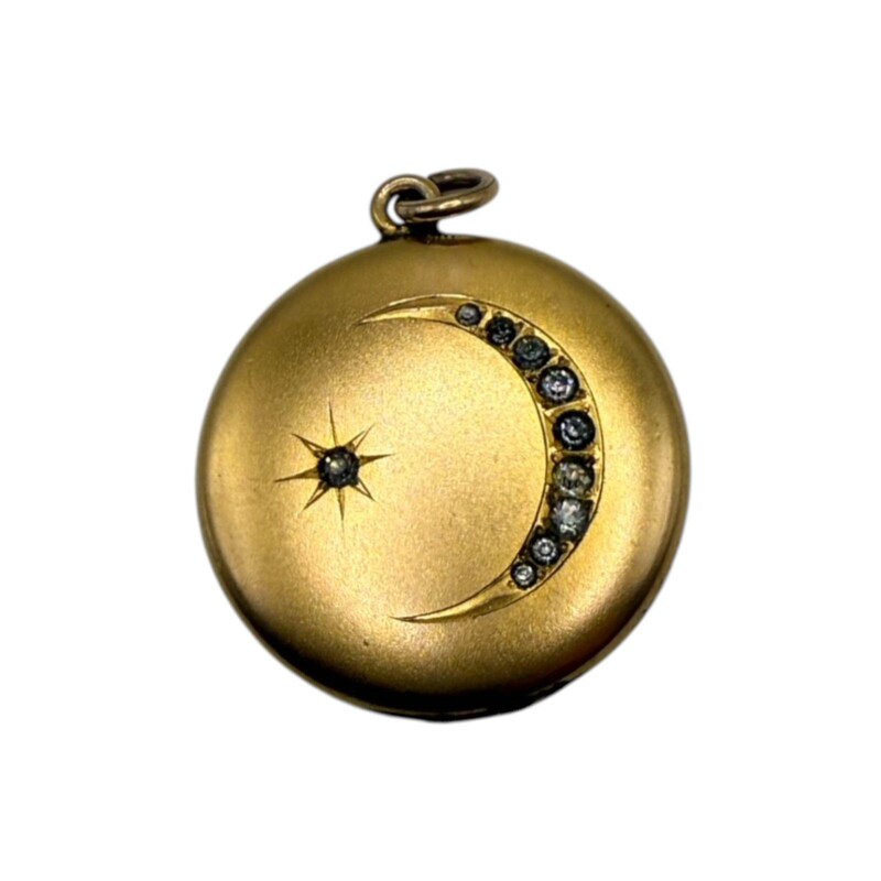 Moon Locket - Etsy
