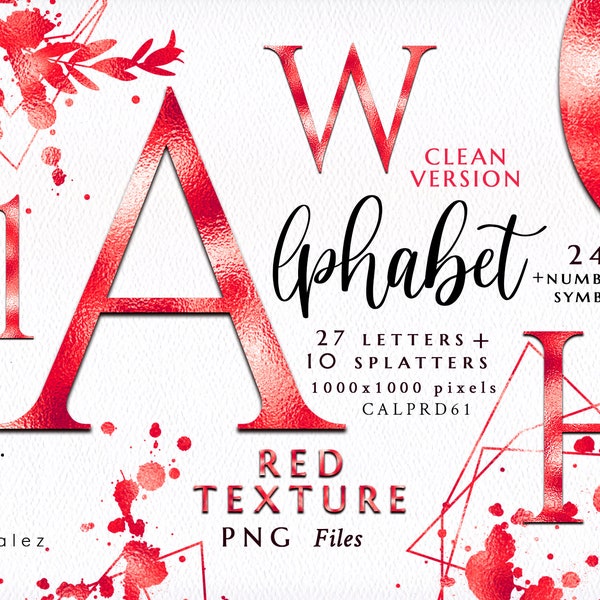 Scarlet Letters - Etsy