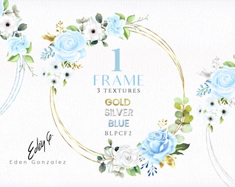 Baby Blue Frames - Etsy