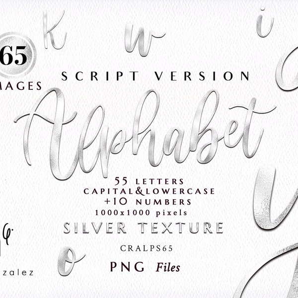 Metal Script Letters - Etsy