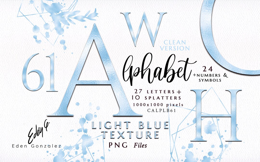Alphabet/letters/blue/light Blue/cerulean/baby/numbers/symbols/png ...