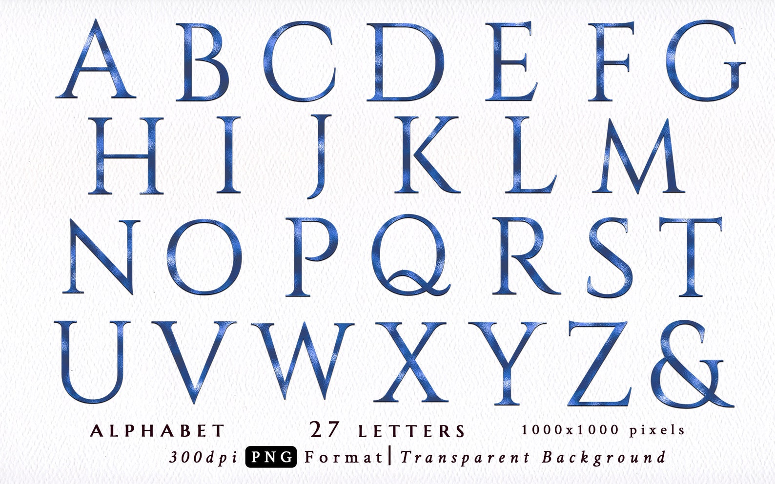 Alphabet/letters/blue/navy - Etsy