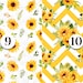 Sunflower Digital Papers/yellow/patterns/scrapbook/seamless/print ...