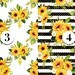 Sunflower Digital Papers/yellow/patterns/scrapbook/seamless/print ...