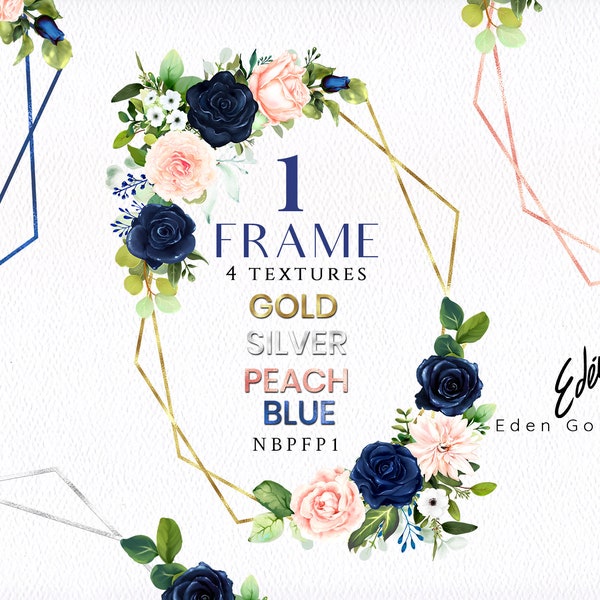 Blue and Silver Border - Etsy