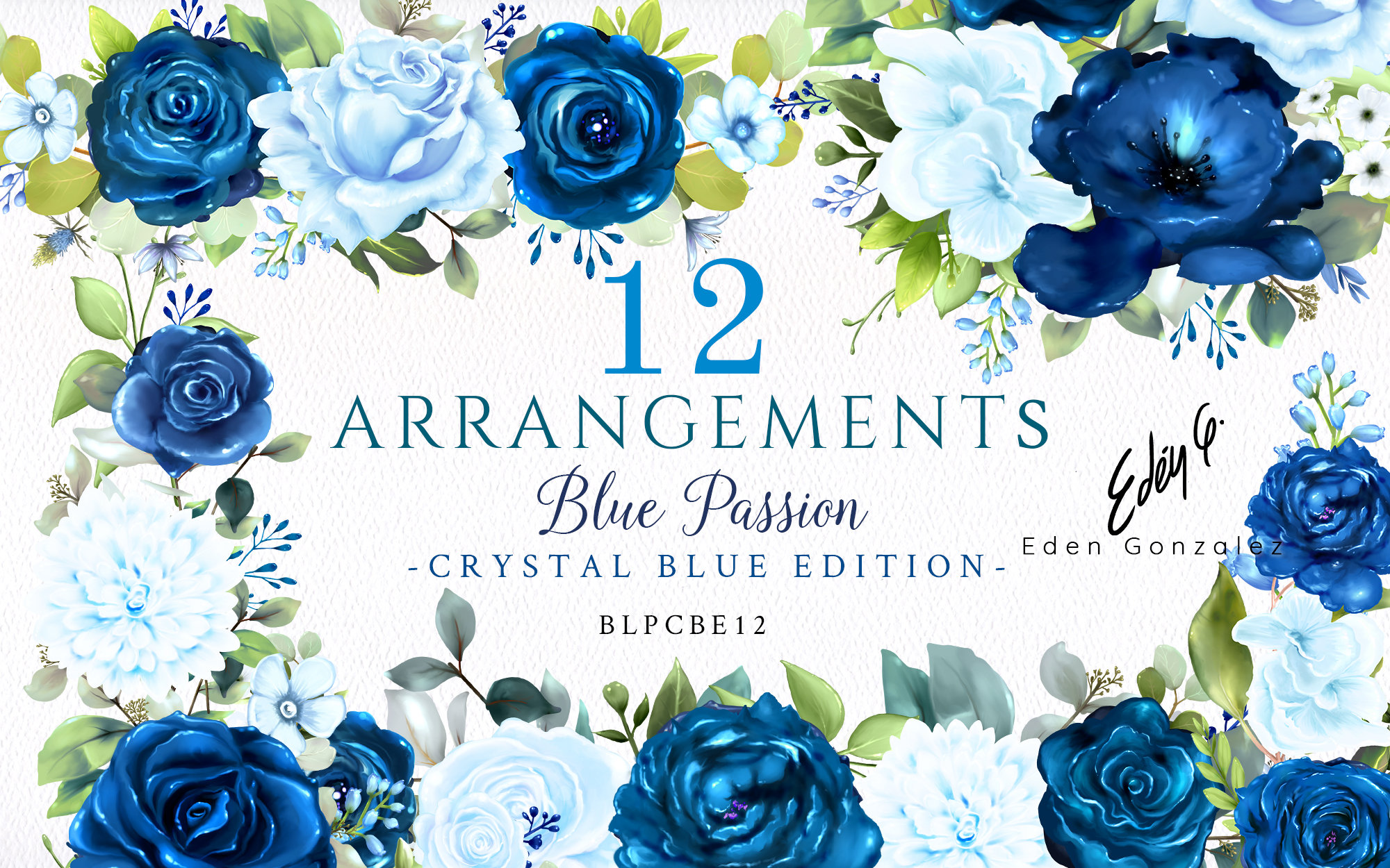 Royal Blue Page Borders