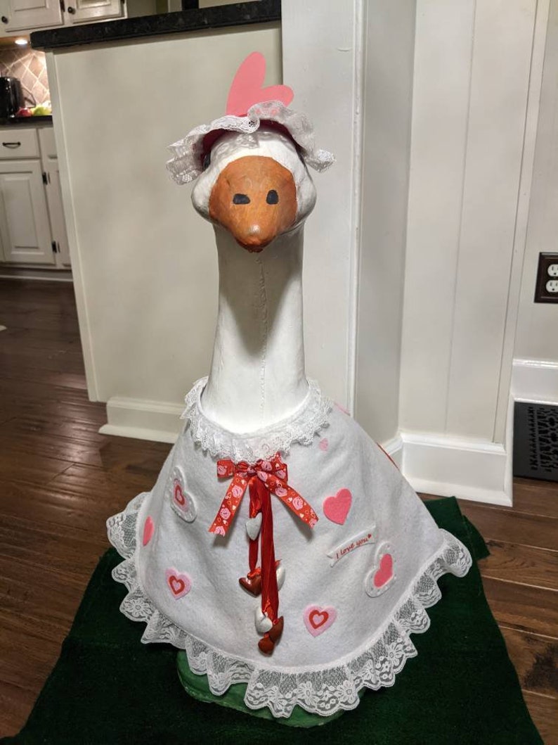 Valentine Goose Outfitporch Goose Porch Geese. Size Large - Etsy