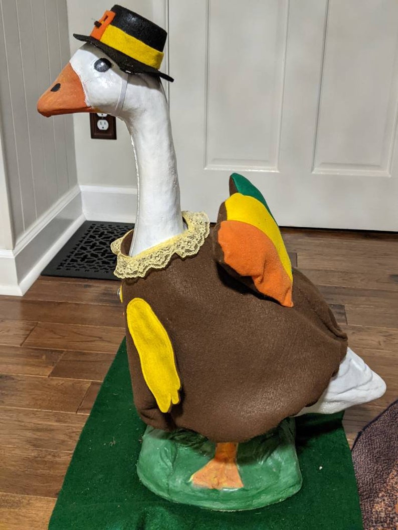 Porch Goose Turkey Outfit Thanksgiving Size Large 23"-28" - Etsy