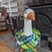 Goose Outfit, Goose Clothing, Multi Color Hoodie With Scarf Size Large ...