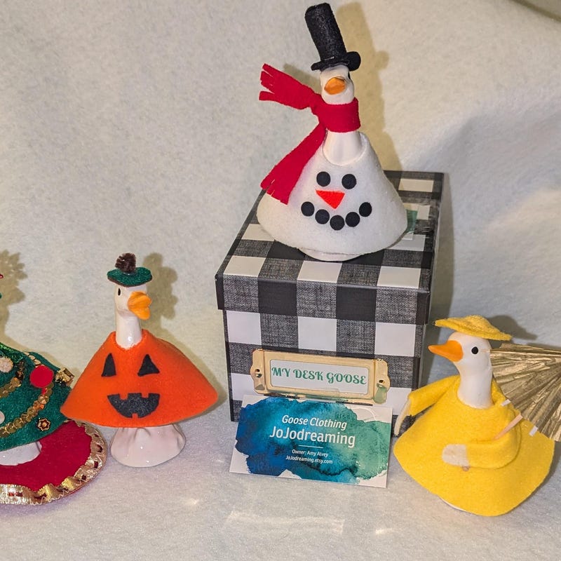 Desk Goose and Outfits - Etsy