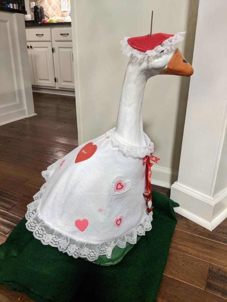 Valentine Goose Outfitporch Goose Porch Geese. Size Large - Etsy