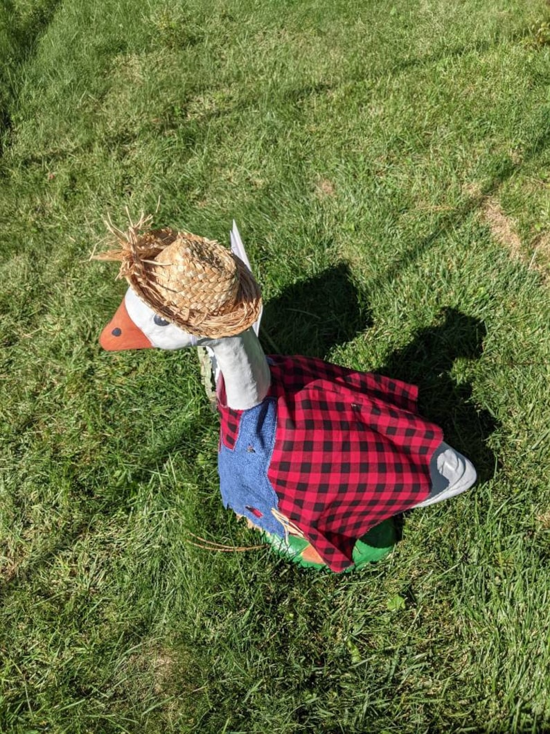 Fall Farmer Overalls Lawn Goose Clothing Goose Clothes Porch - Etsy