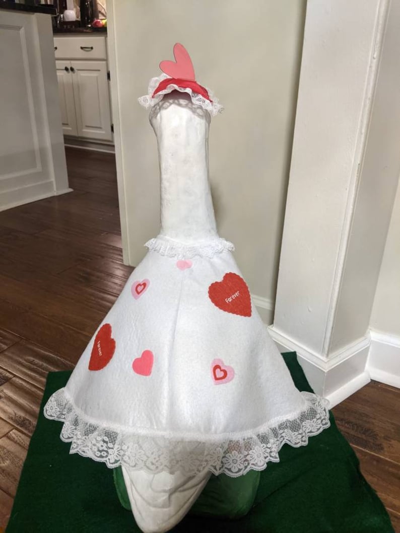 Valentine Goose Outfitporch Goose Porch Geese. Size Large - Etsy