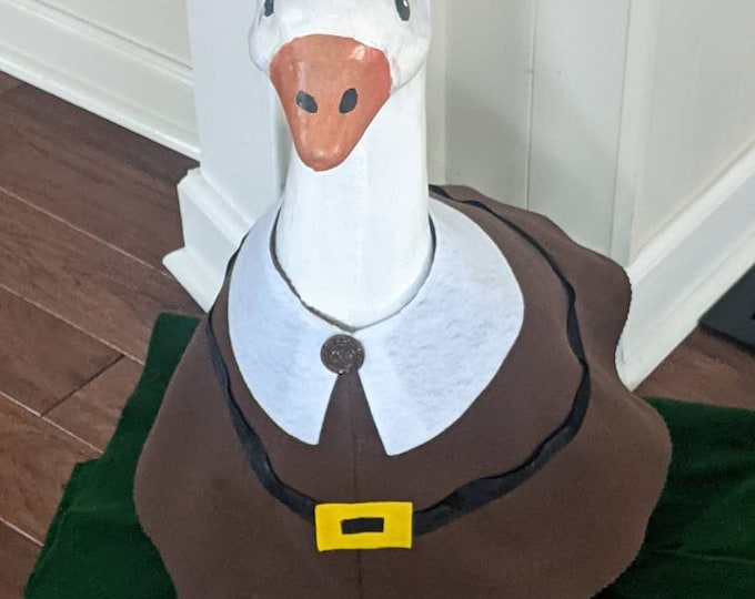 Pilgrim Boy Clothing Outdoor Goose Clothes Cement or Plastic Goose Size ...
