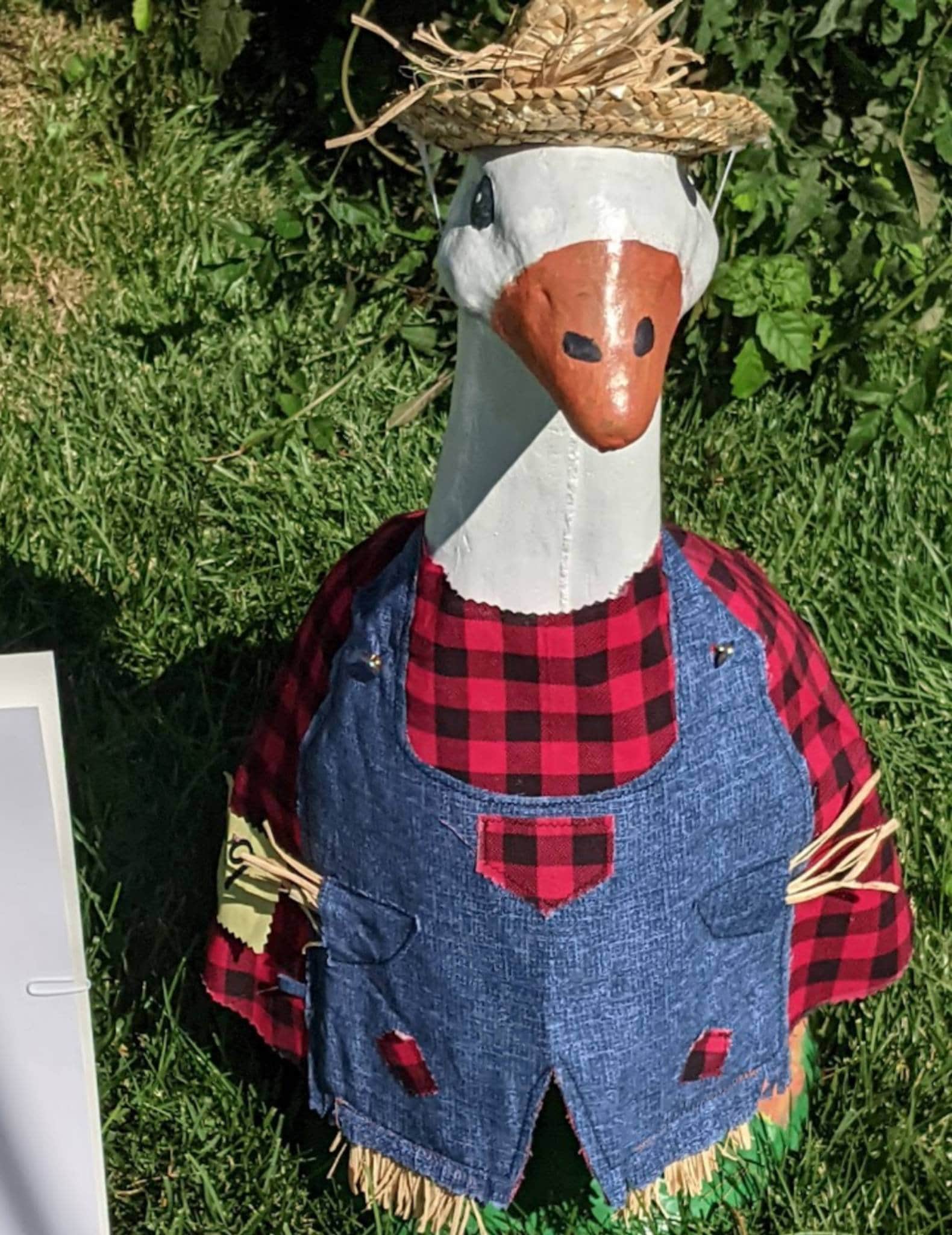 Fall Farmer Overalls Lawn Goose Clothing Goose Clothes Porch - Etsy