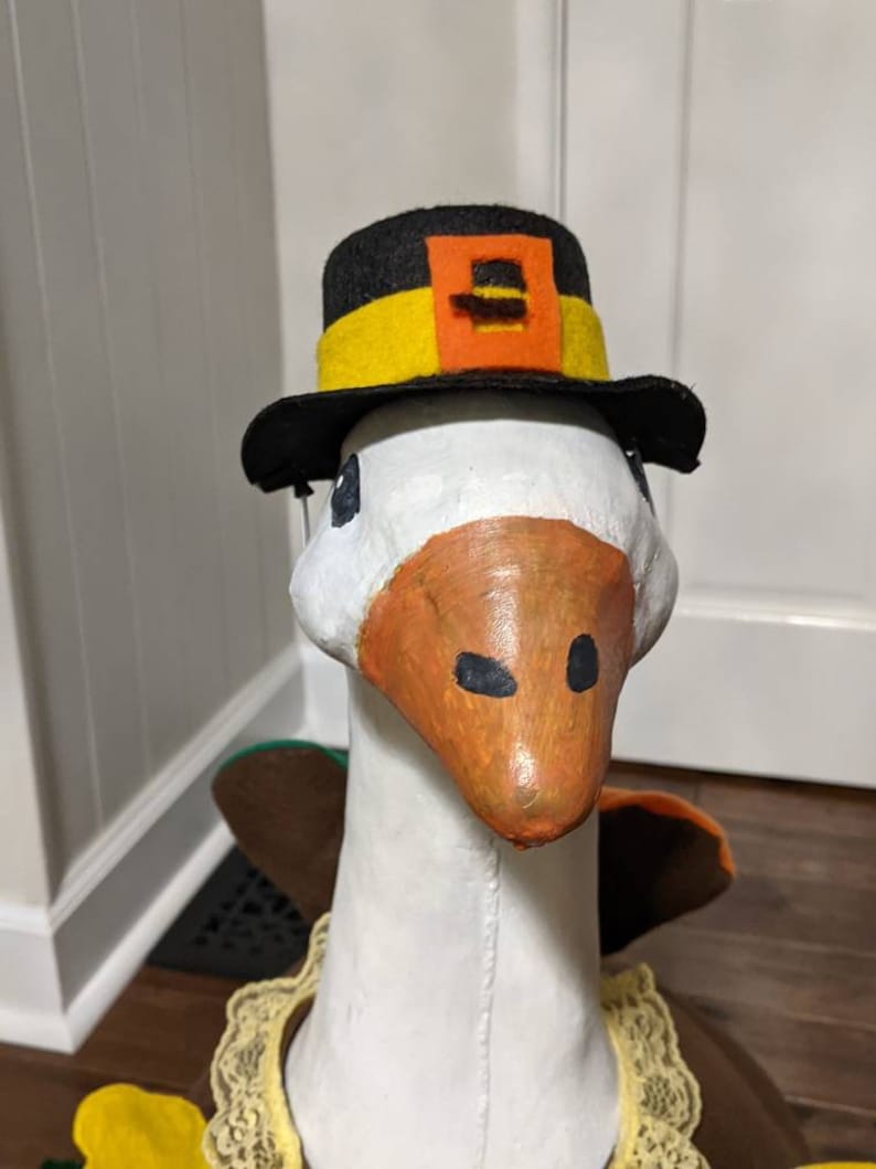 Turkey Goose Outfit. Size Large for Cement or Plastic Goose. | Etsy