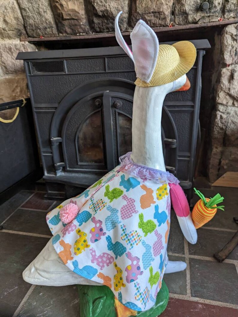 Goose Outfit Easter Bunny Outfit With Carrot Basket and Legs - Etsy