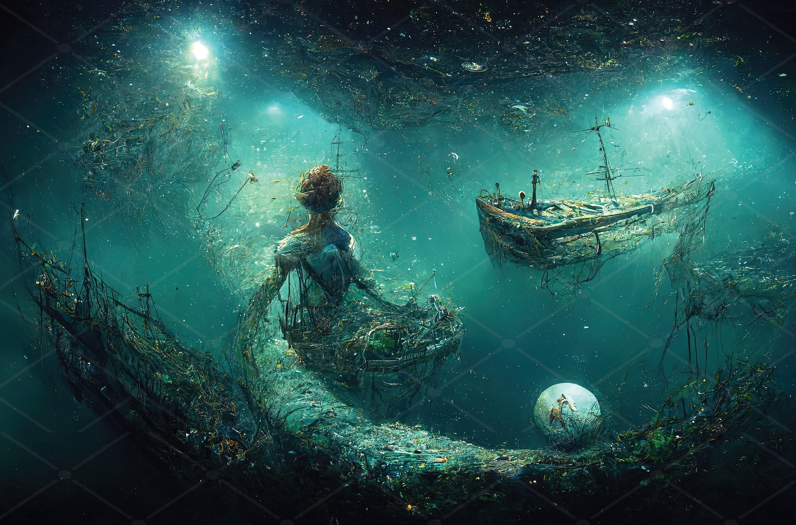 Creepy Underwater Wrecks