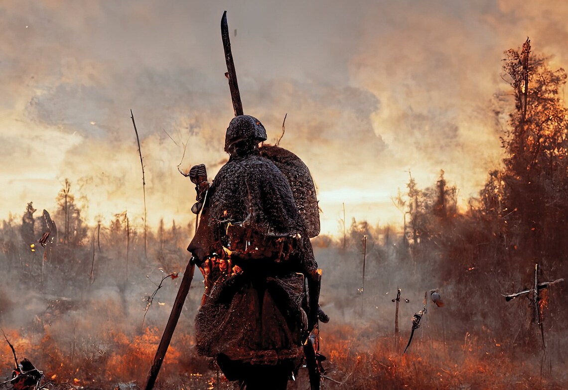 Dark Gothic Fantasy Viking Digital Download/art Print/photoshop ...