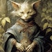 Cat Digital Download/fantasy/art Print/animal/artwork/wall Decor/wall ...