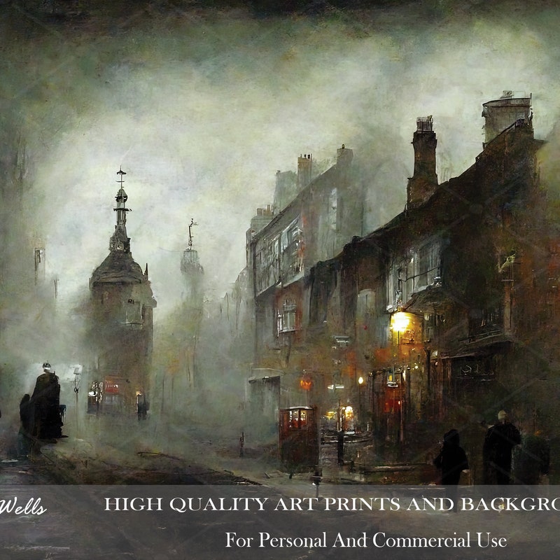 Old Victorian Town - Etsy