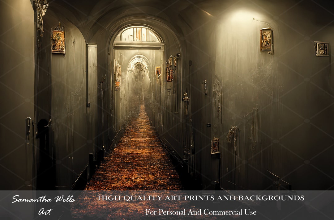 Dark Gothic Abandoned Hallway Digital Download/art Print/photoshop ...