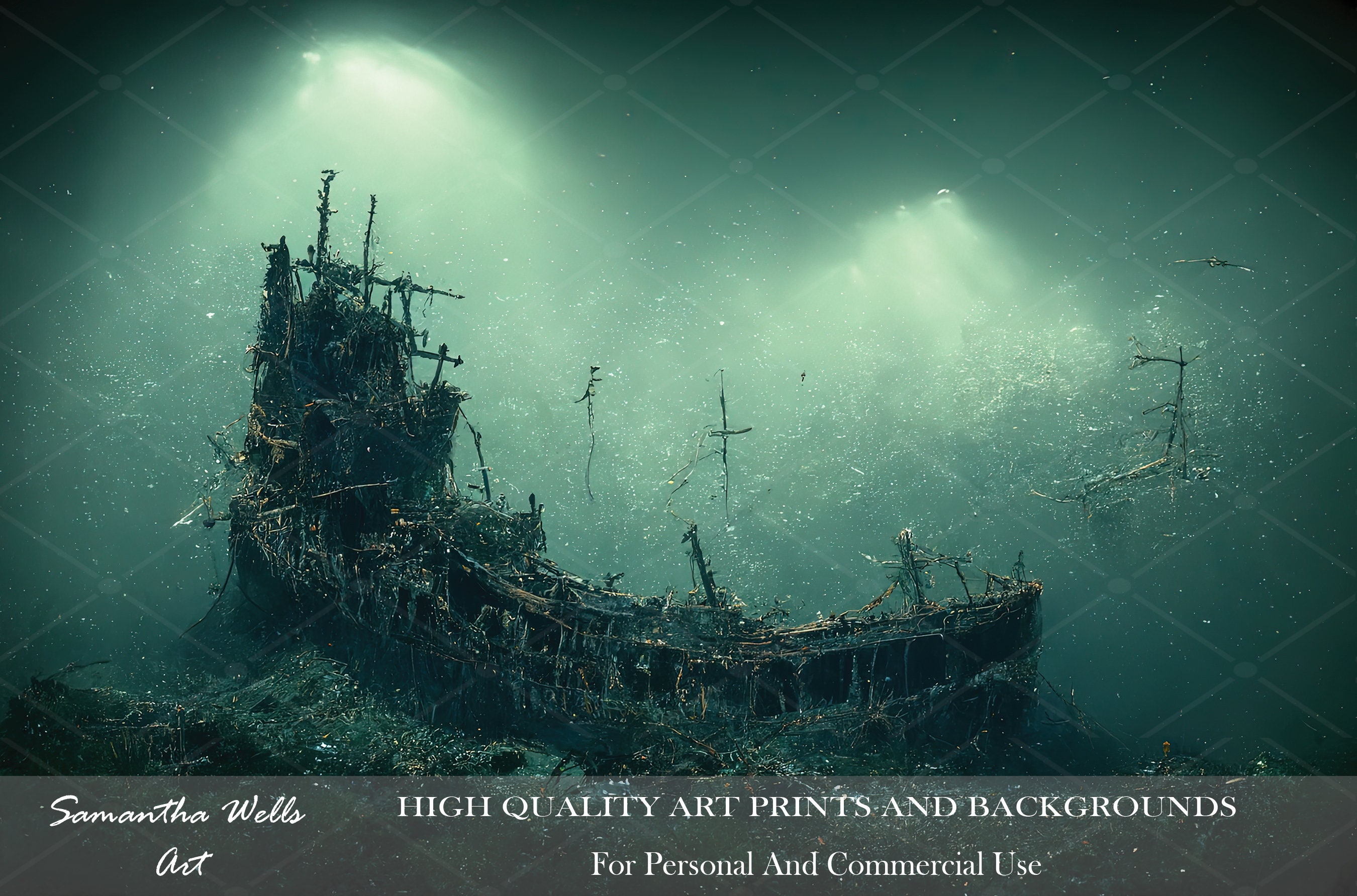 Sunken Ship Wallpaper