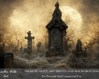 Dark Gothic Fantasy Haunted House Digital Download/art Print/photoshop ...