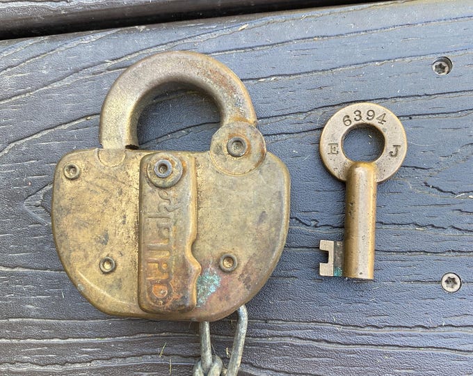 PRR Pennsylvania Railroad Adlake Lock and Key Solid Brass - Etsy