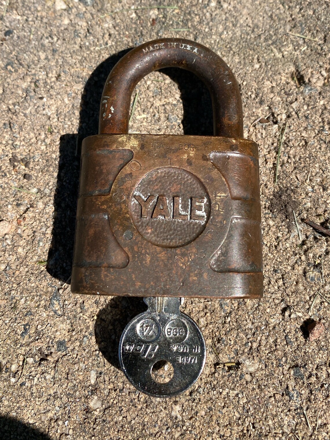 C&O Chesapeake and Ohio Railway Yale Brass Signal Lock W/key - Etsy