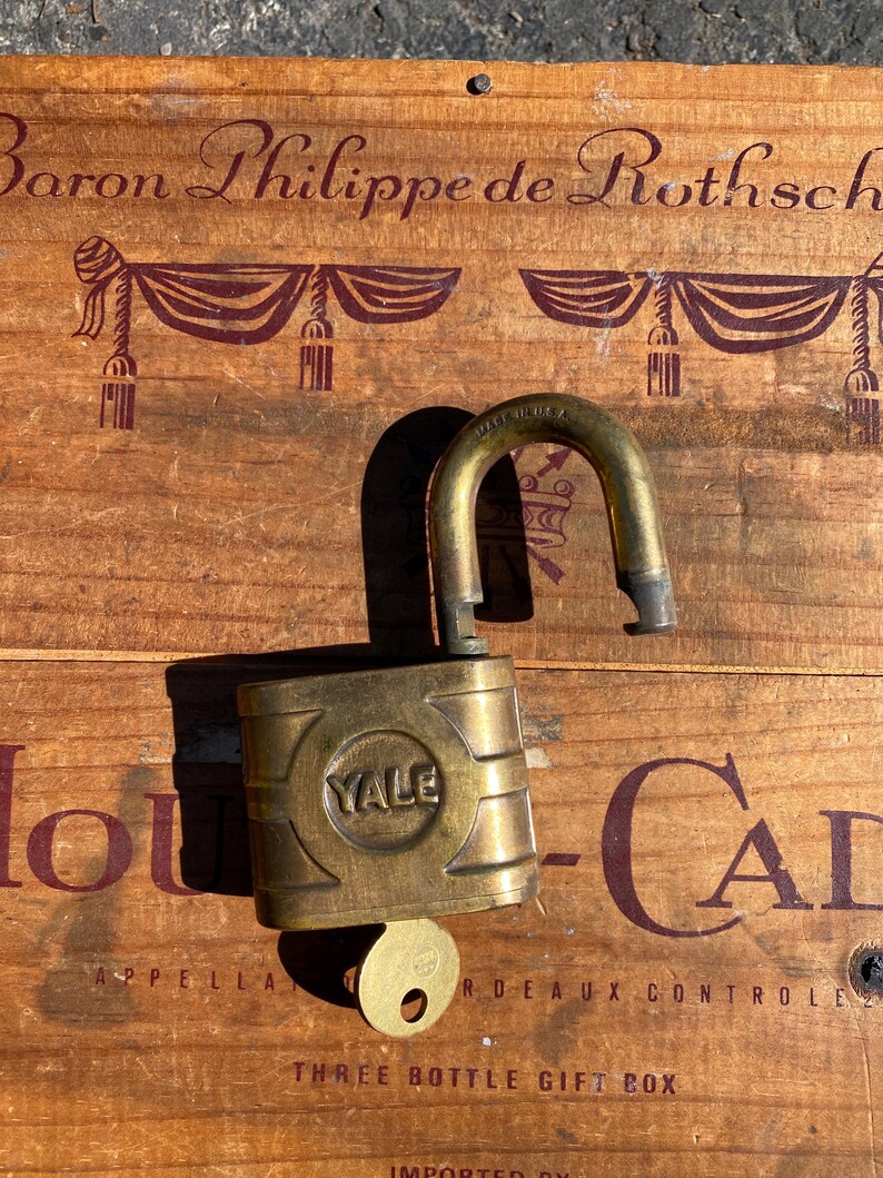 C&O Chesapeake and Ohio Railway Yale Brass Signal Lock W/key - Etsy