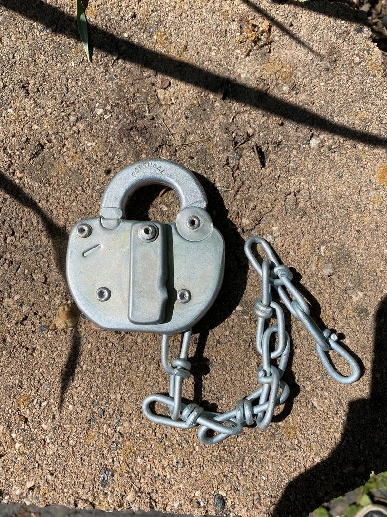 Conrail 1970s Unmarked Railroad Steel Switch Lock With Key - Etsy