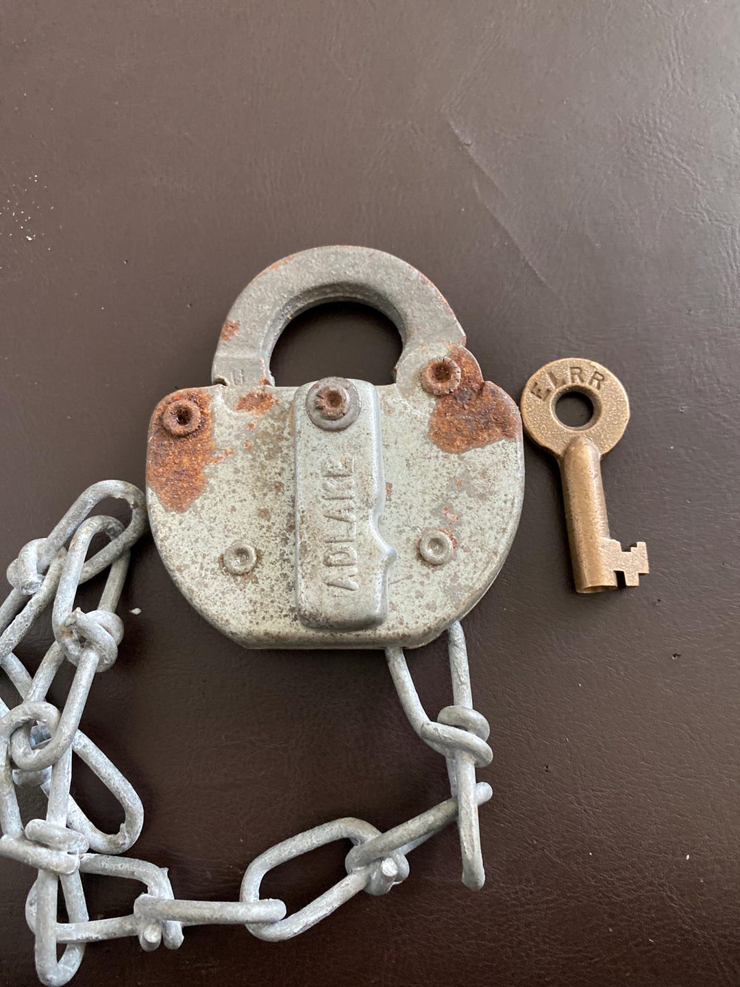 Erie Lackawanna Railroad 1974 Adlake Steel Switch Lock With Key - Etsy