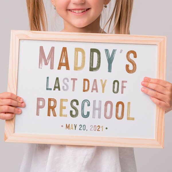 Last Day of School Sign Printable - Etsy
