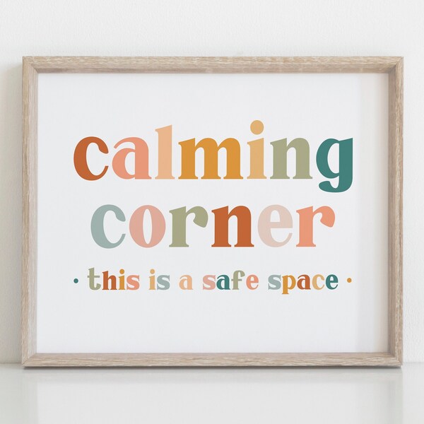 Rainbow Safe Space Sign - Etsy