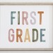 DIGITAL DOWNLOAD Classroom Decor Boho Rainbow Neutral Welcome to Our ...