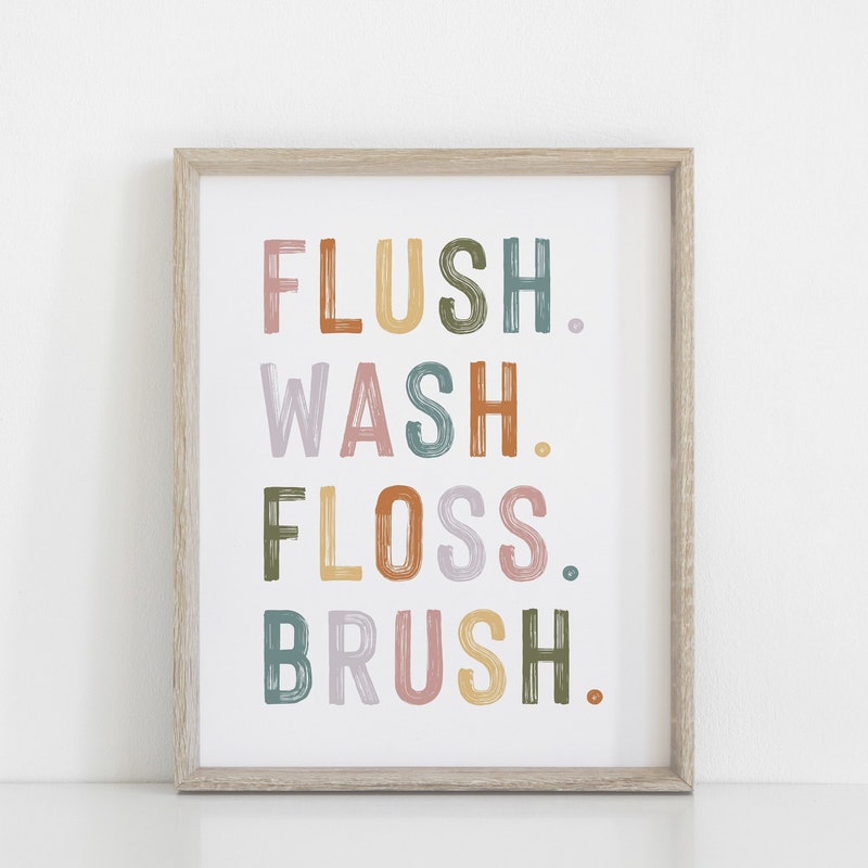 Rainbow Bathroom - Etsy