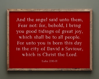 Luke 2 Printable | Etsy