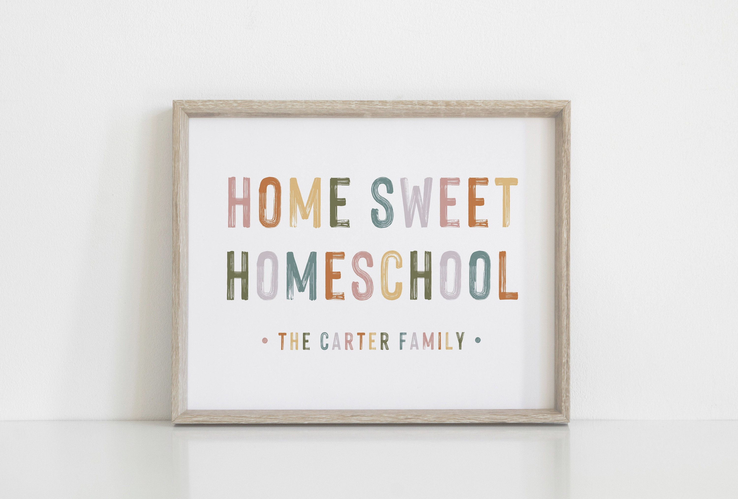 DIGITAL DOWNLOAD Home Sweet Homeschool Sign Homeschool - Etsy